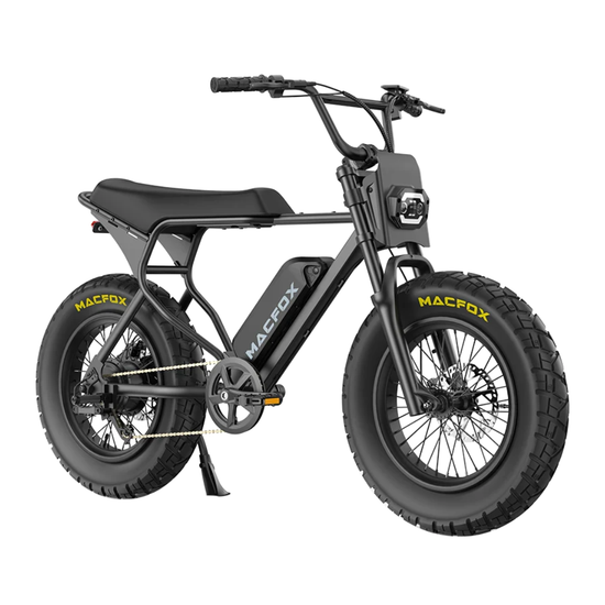 MacFox X7 Electric Bike – 500W Single or Dual Battery Fat Tire | Jesse ...